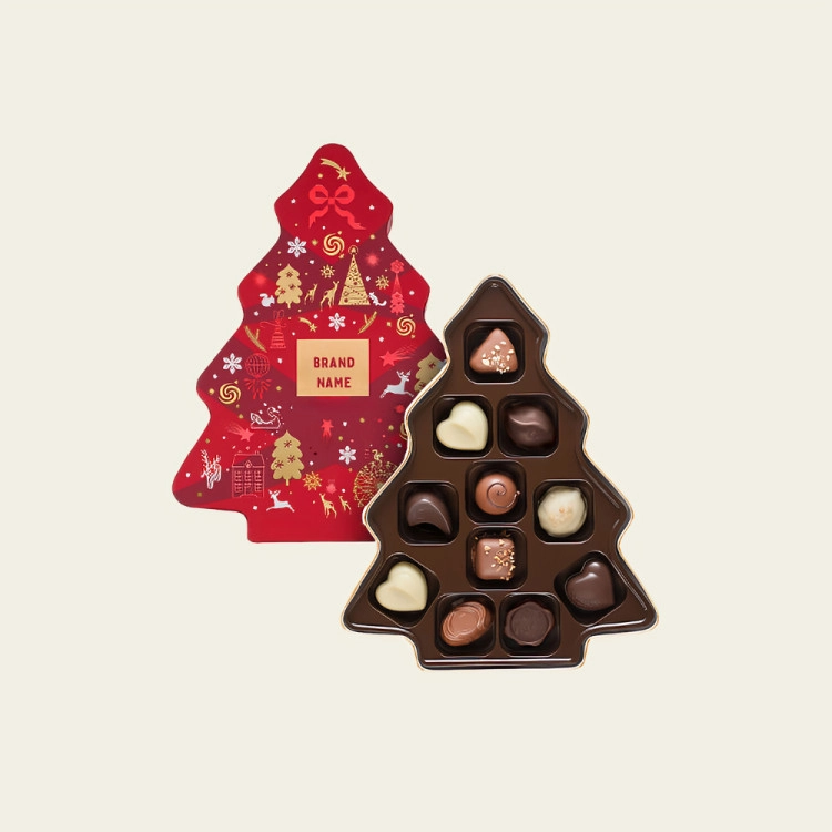 Customized Christmas Chocolate Boxes | Hot Custom Boxes