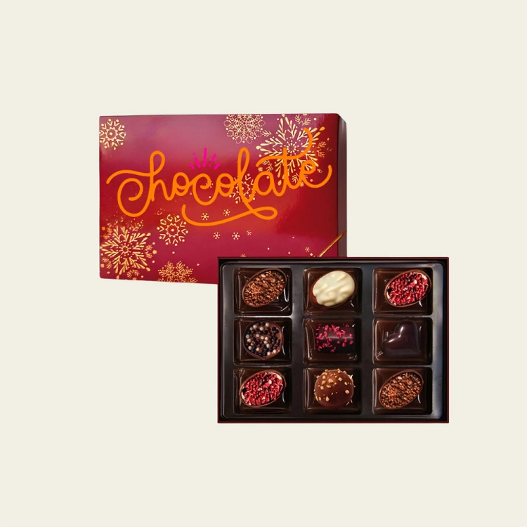Customized Christmas Chocolate Boxes | Hot Custom Boxes
