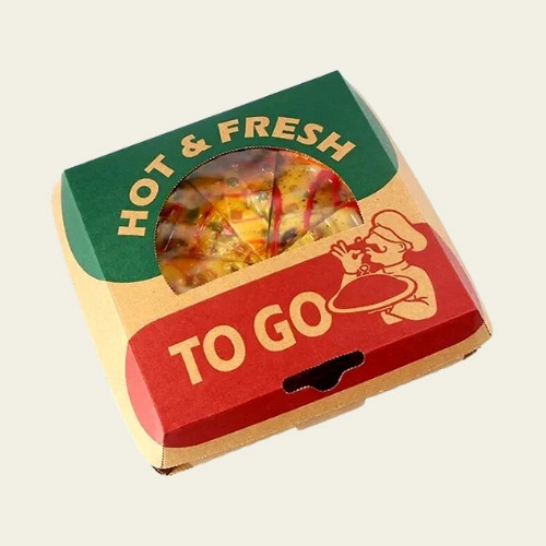 Custom F-flute Pizza Window Boxes | Hot Custom Boxes