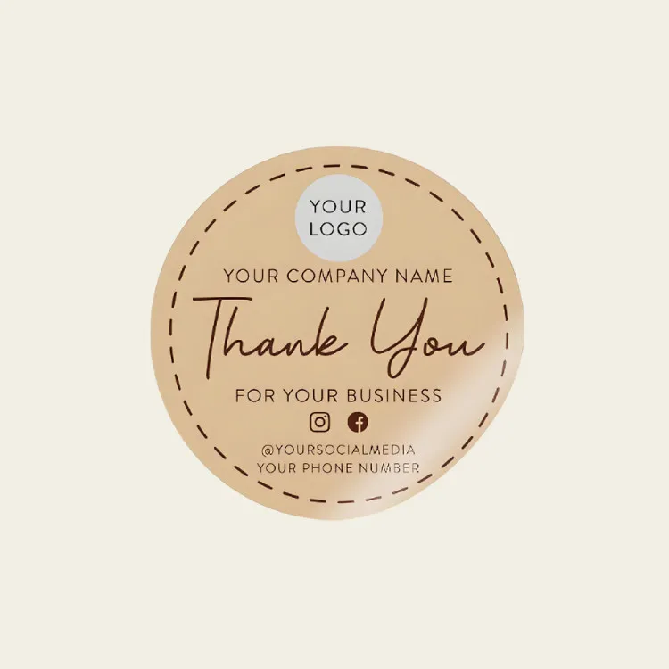 Custom Round Circle Labels | Hot Custom Boxes