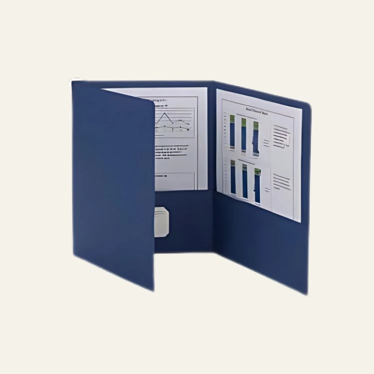 Custom Tri-Panel Folders | Durable & Stylish at Hot Custom Boxes