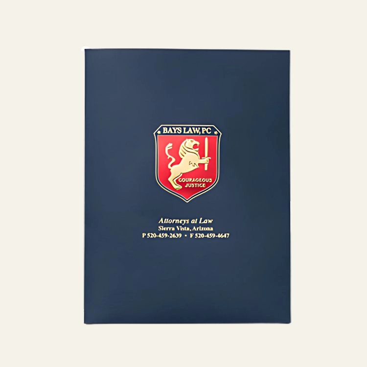 Custom Folders with Foiling | Premium Foil Stamped Folders