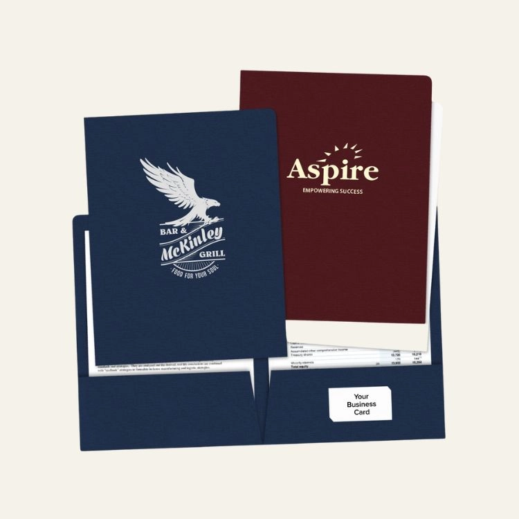 Custom Folders with Foiling | Premium Foil Stamped Folders