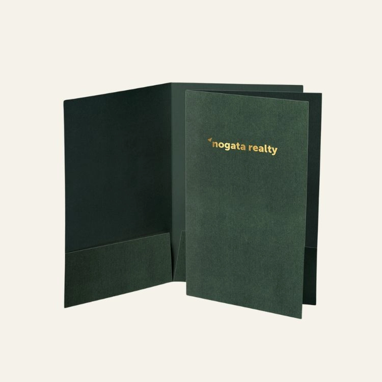 Custom Folders with Foiling | Premium Foil Stamped Folders
