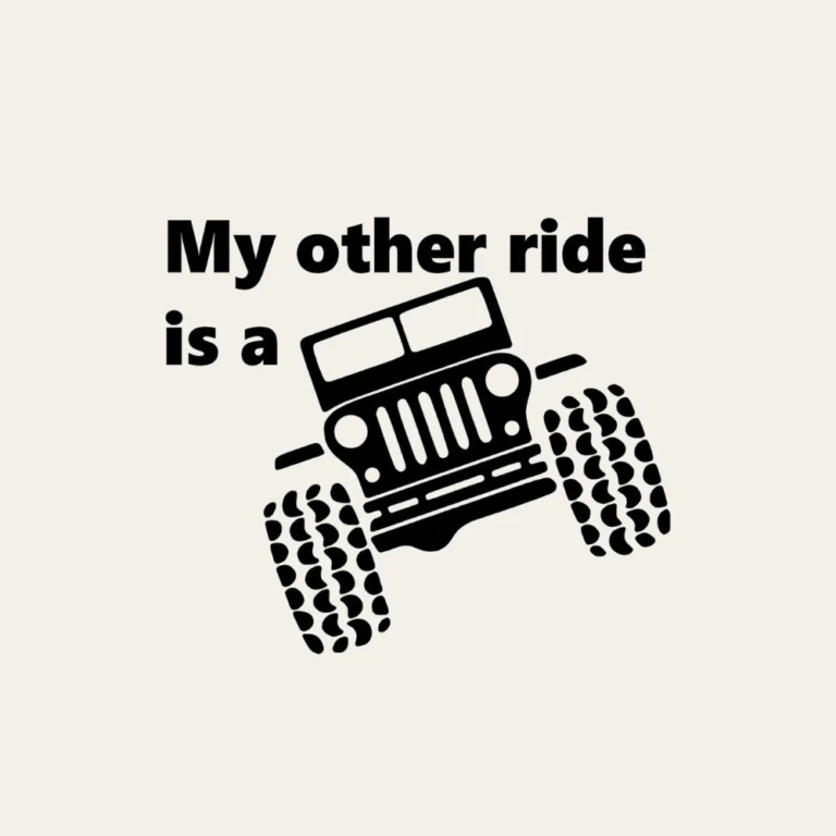 Order Custom Jeep Bumper Stickers in Bulk - Hot Custom Boxes
