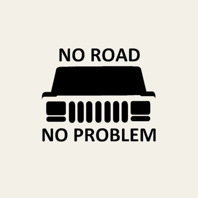 Order Custom Jeep Bumper Stickers in Bulk - Hot Custom Boxes