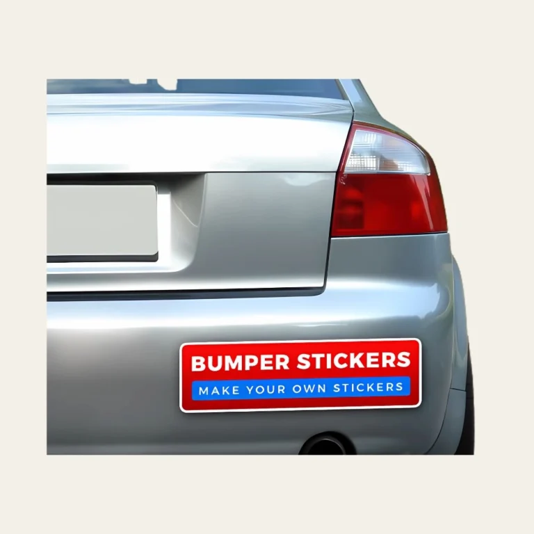Custom Car Bumper Stickers - Hot Custom Boxes