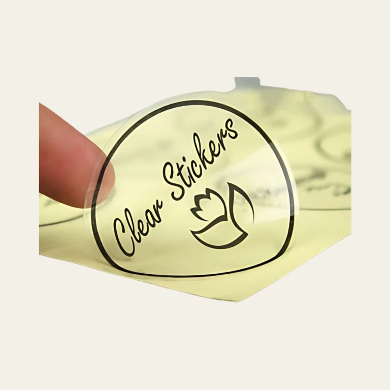 Custom Clear Vinyl Stickers | Hot Custom Boxes
