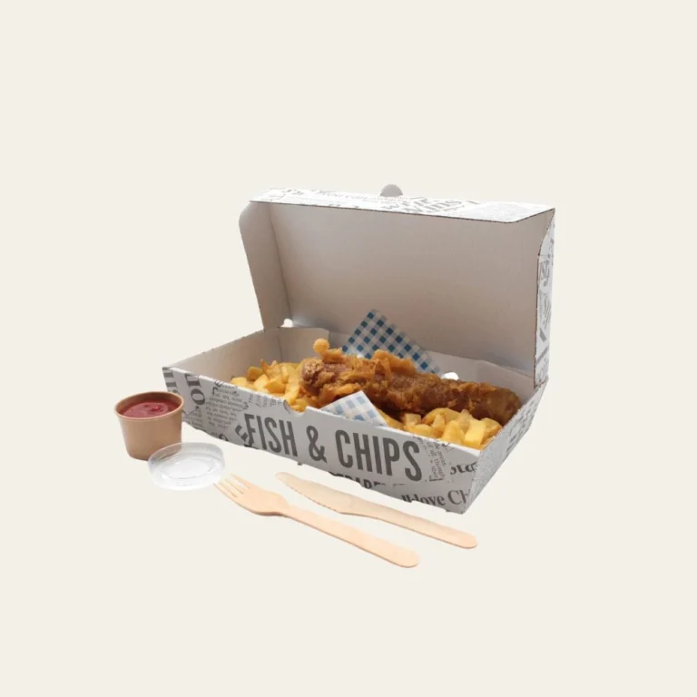 Custom Fish & Chips Boxes | Printed Packaging - Hot Custom Boxes