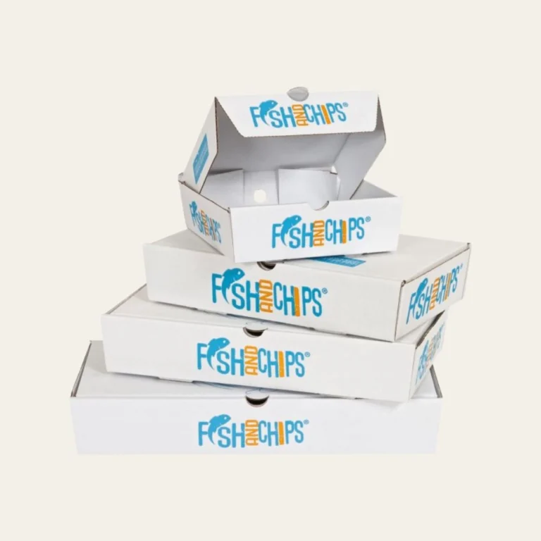 Custom Fish & Chips Boxes | Printed Packaging - Hot Custom Boxes