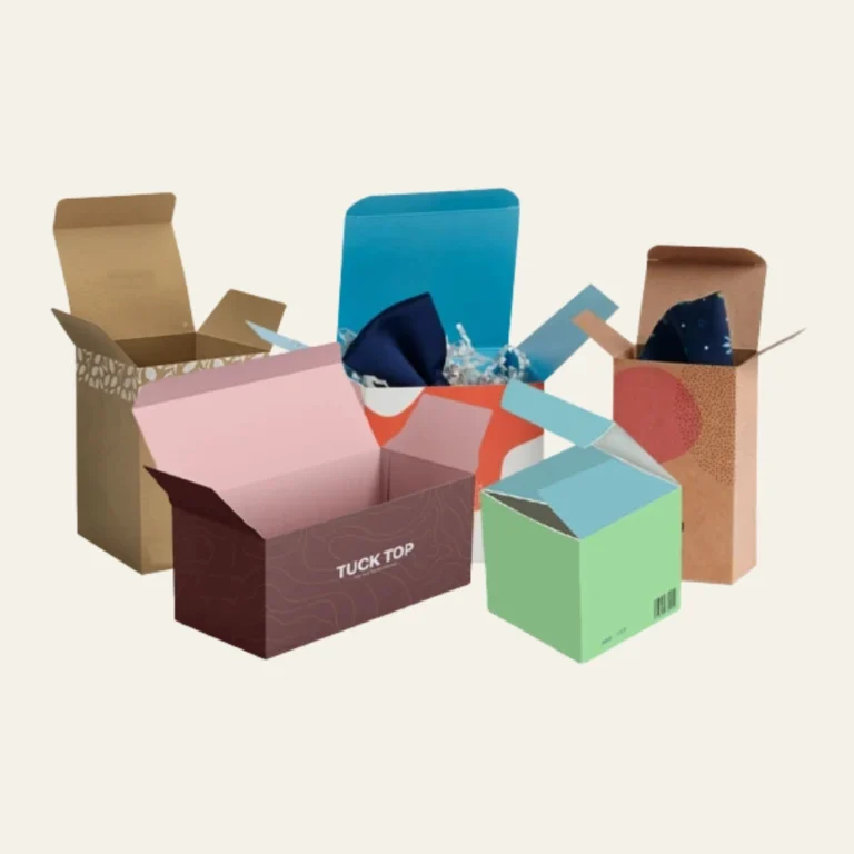 Custom Side Lock Tuck Top Display Box - Hot Custom Boxes