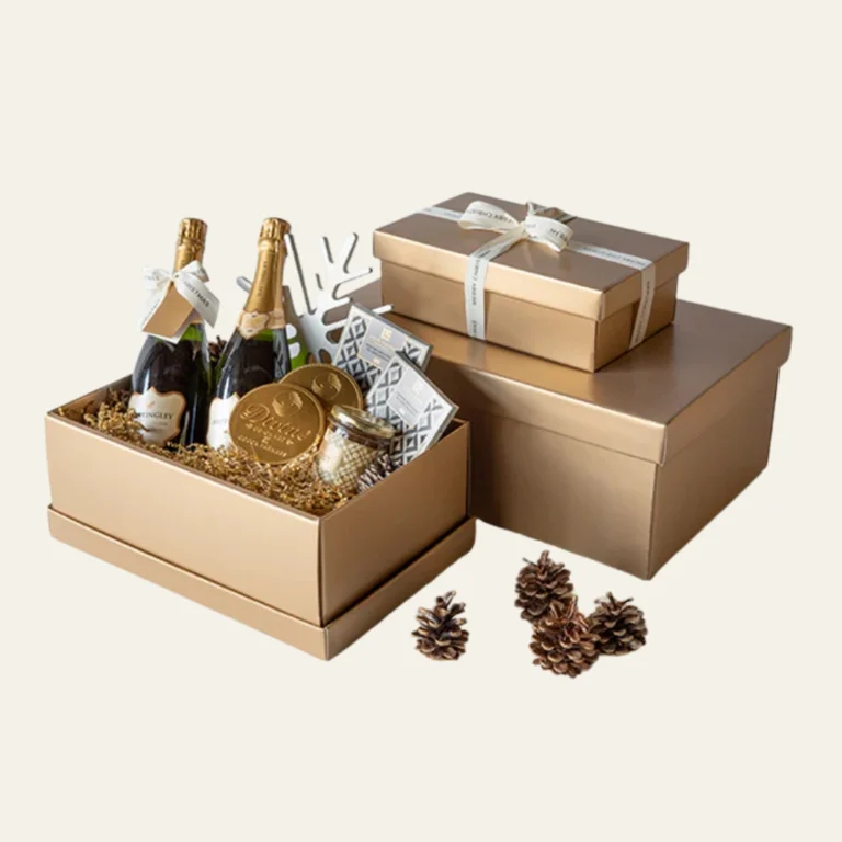 Buy Custom Christmas Hamper Packaging Boxes Wholesale