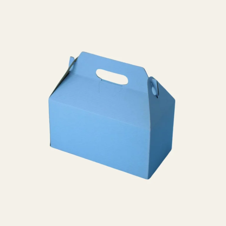 Buy Custom Blue Gable Boxes Wholesale - Hot Custom Boxes