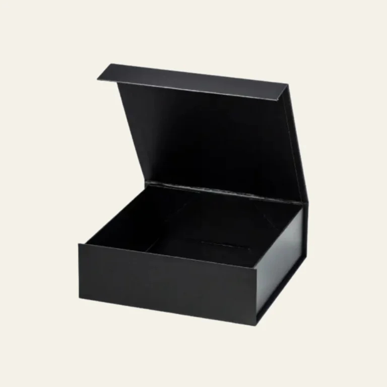 Black A6 Square Magnetic Boxes - Hot Custom Boxes