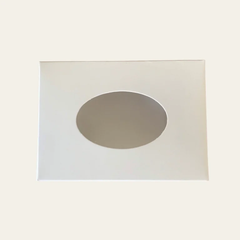 White Soap Boxes with Oval Window - Hot Custom Boxes