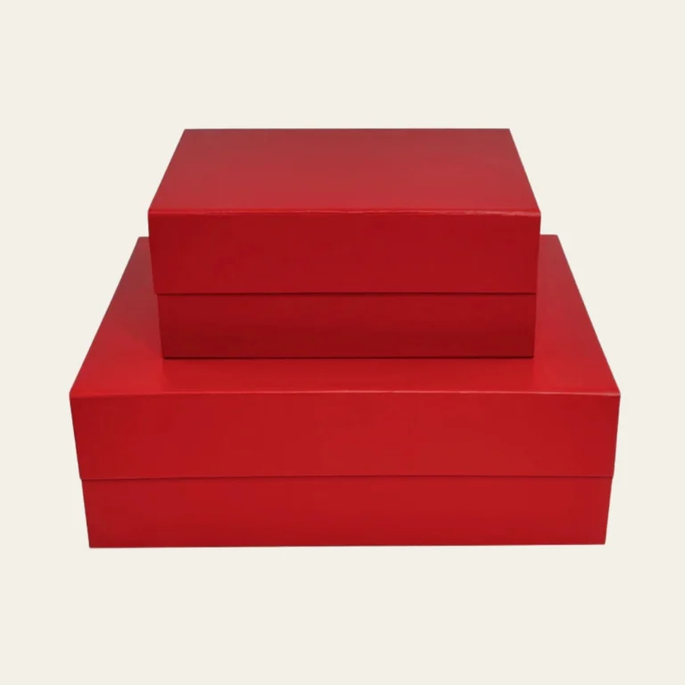Red A5 Deep Magnetic Boxes - Hot Custom Boxes