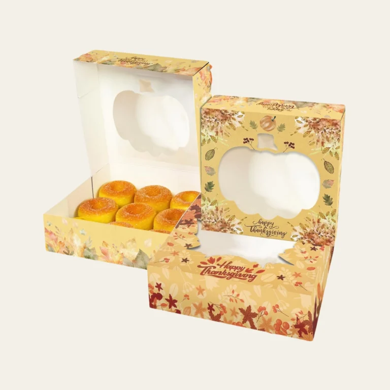 Thanksgiving Pie Boxes with Window - Hot Custom Boxes