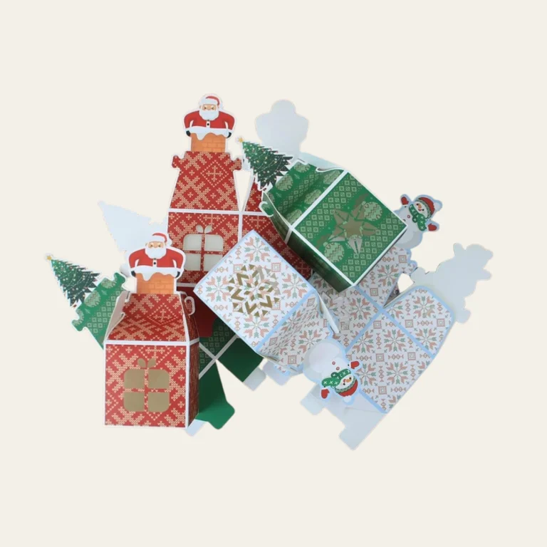 Christmas Tree Folding Candy Boxes Wholesale - Hot Custom Boxes