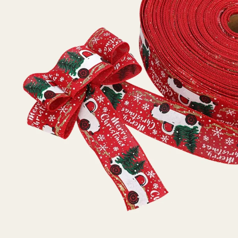Linen Christmas Ribbons Wholesale | Premium Holiday Ribbons