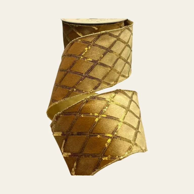 Patterned Velvet Christmas Ribbons Wholesale | Hot Custom Boxes