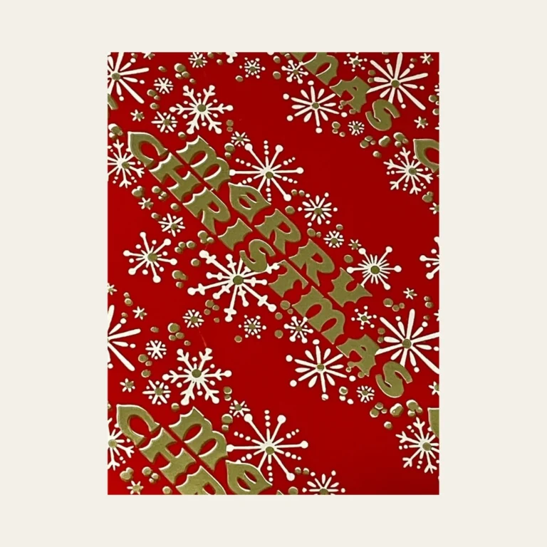 Merry Christmas Wrapping Paper - Hot Custom Boxes