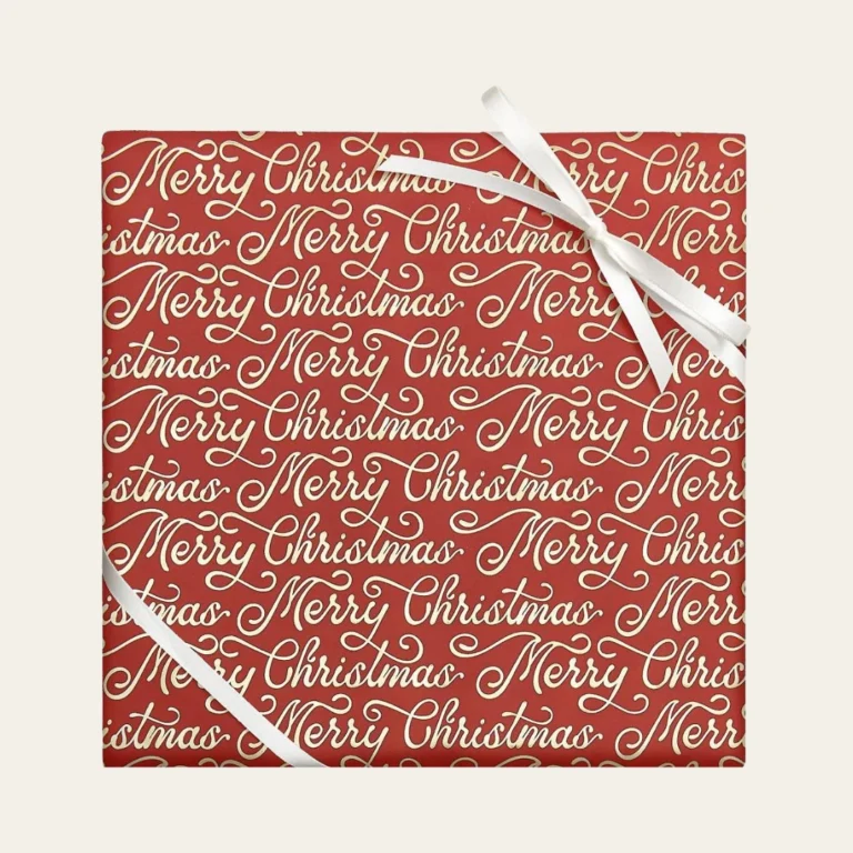 Merry Christmas Wrapping Paper - Hot Custom Boxes