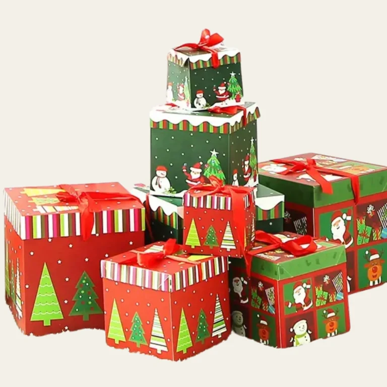 Square Nesting Christmas Boxes Wholesale | Hot Custom Boxes