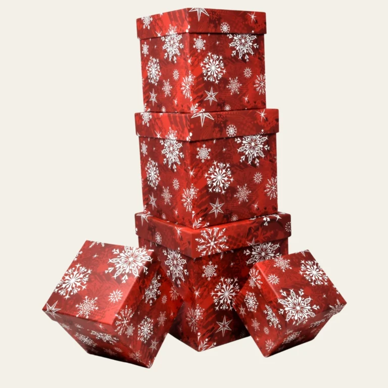 Square Nesting Christmas Boxes Wholesale | Hot Custom Boxes