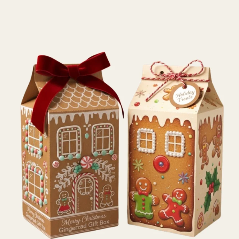 Merry Christmas Gingerbread Gift Boxes Wholesale - Hot Custom Boxes