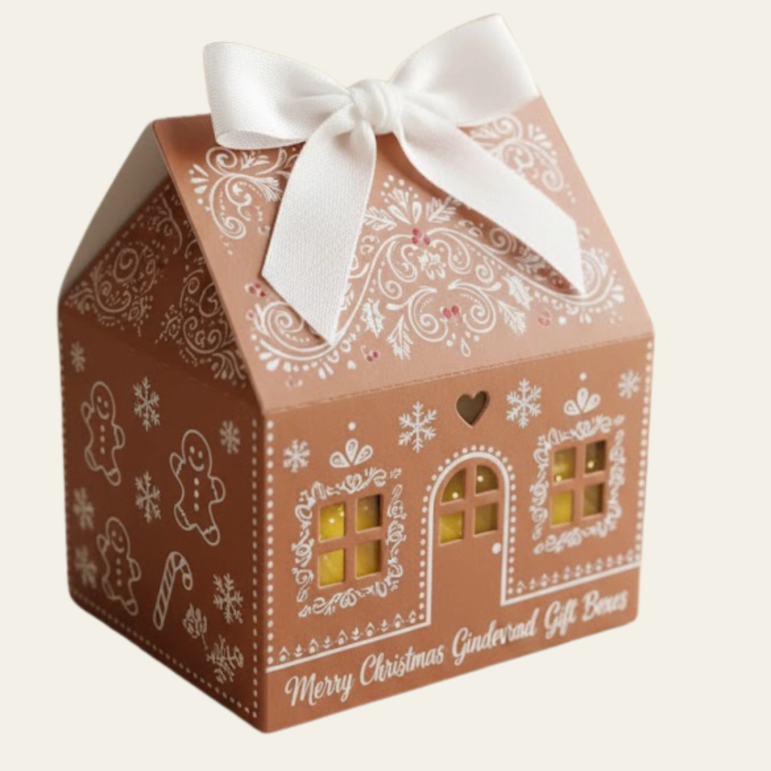 Merry Christmas Gingerbread Gift Boxes Wholesale - Hot Custom Boxes