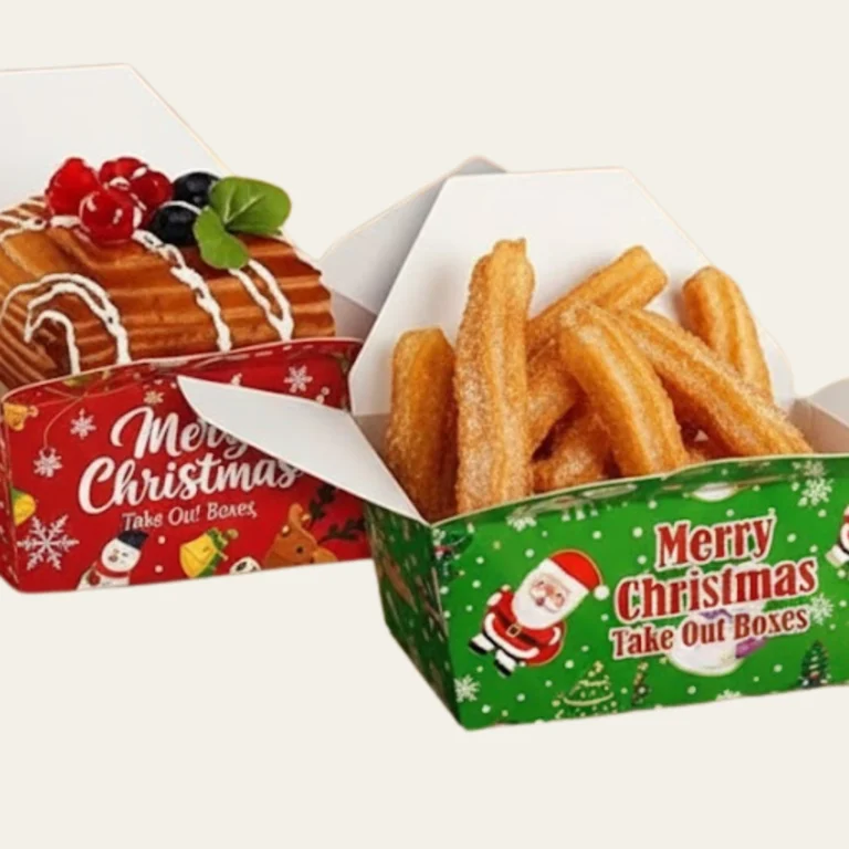 Merry Christmas Take Out Boxes Wholesale - Hot Custom Boxes