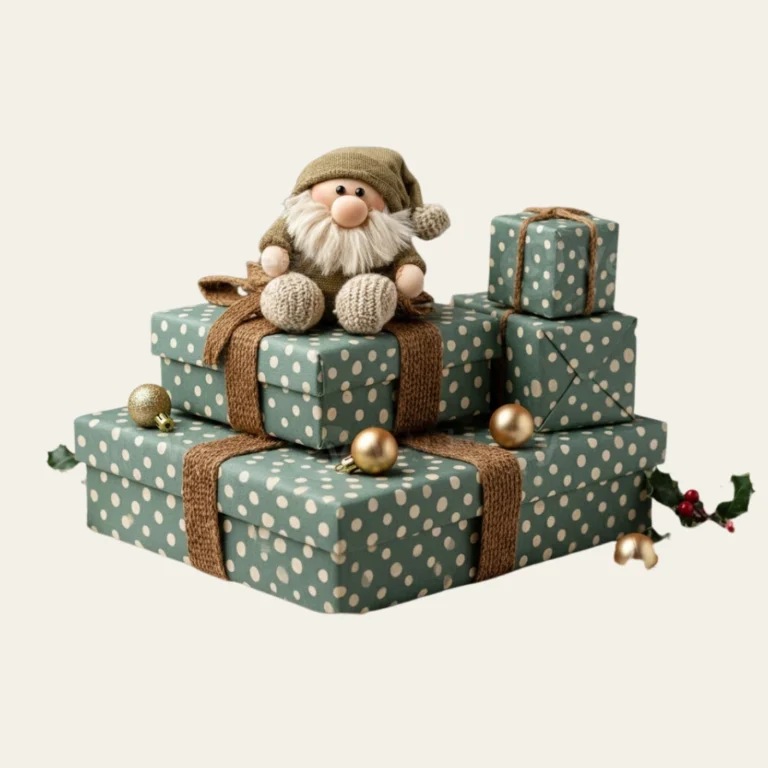 Santa Clause & Polka Dot Christmas Gift Boxes - Hot Custom Boxes