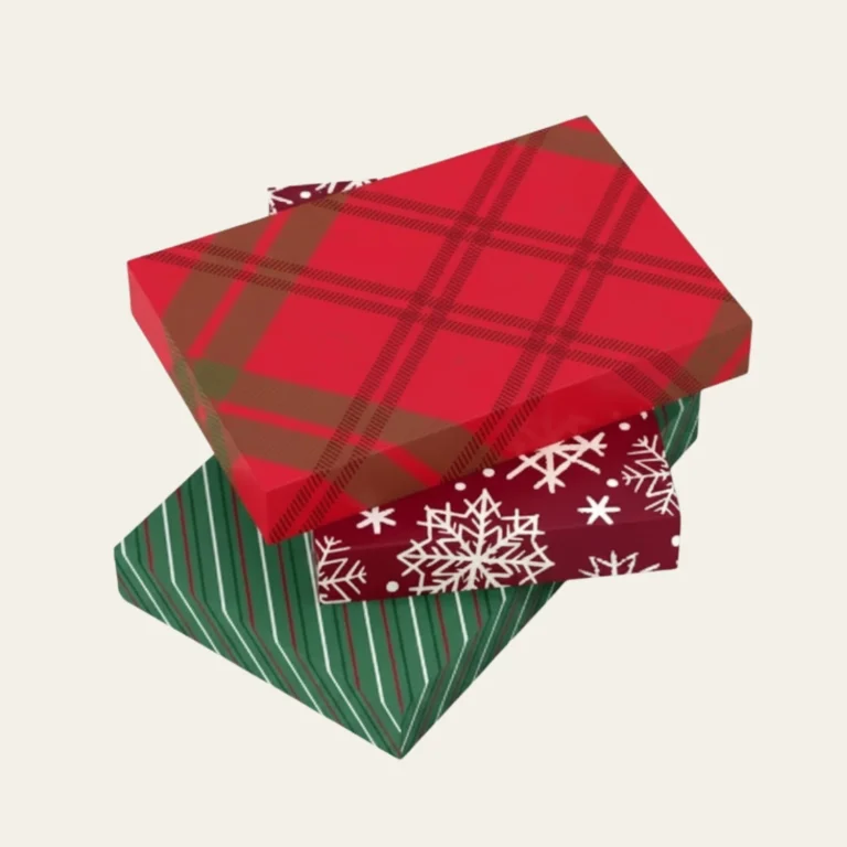 Patterned Shirt Christmas Gift Boxes - Hot Custom Boxes