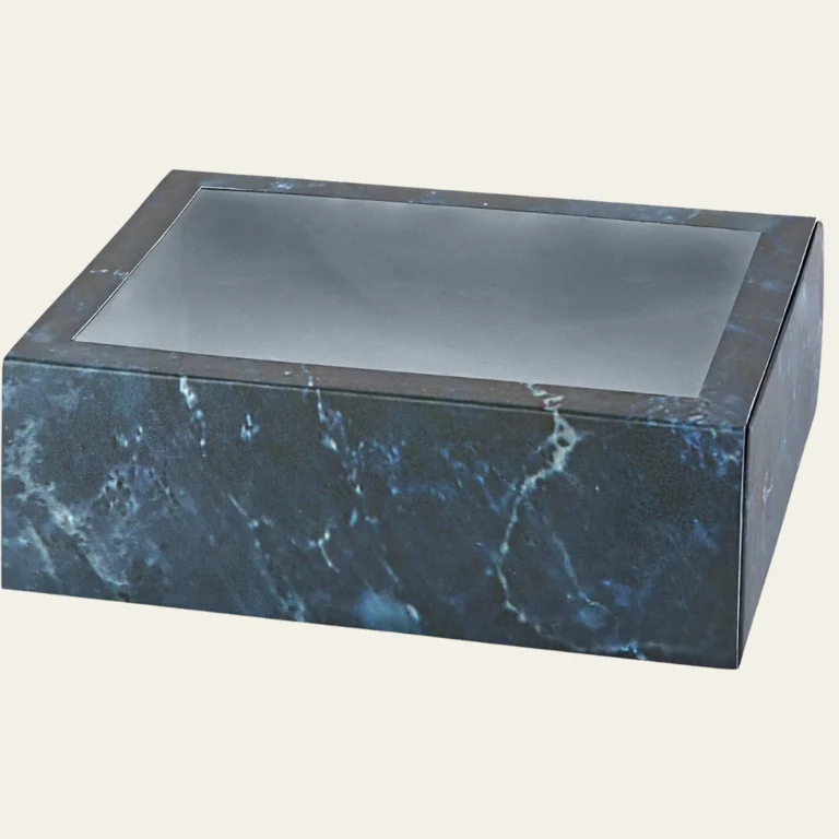 Square Blue Clear Window Gift Boxes - Hot Custom Boxes