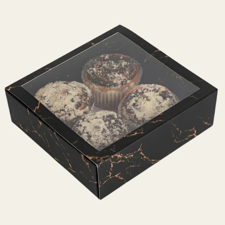 Buy Square Black Clear Window Gift Boxes | Hot Custom Boxes
