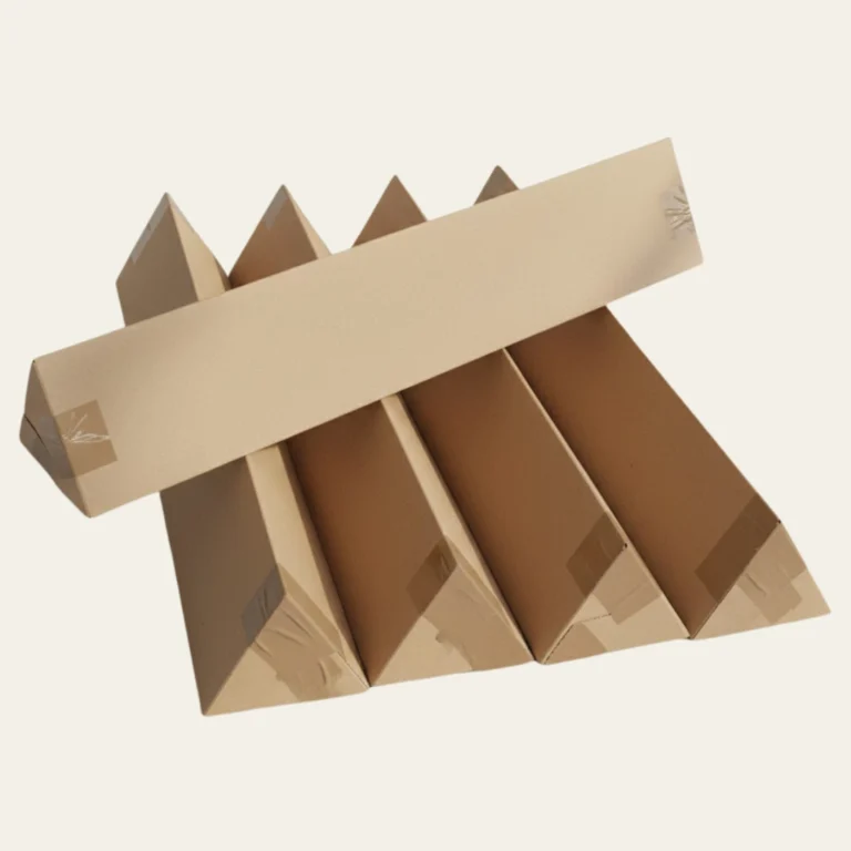 Kraft Triangle Tubes Wholesale - Hot Custom Boxes