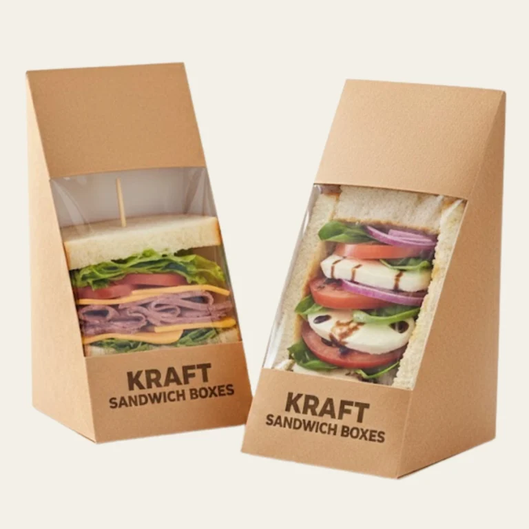 Buy Kraft Sandwich Boxes Wholesale - Hot Custom Boxes