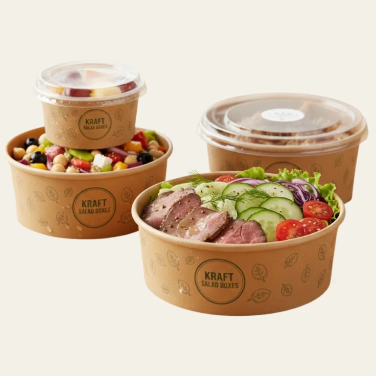 Custom Kraft Salad Boxes Wholesale - Hot Custom Boxes