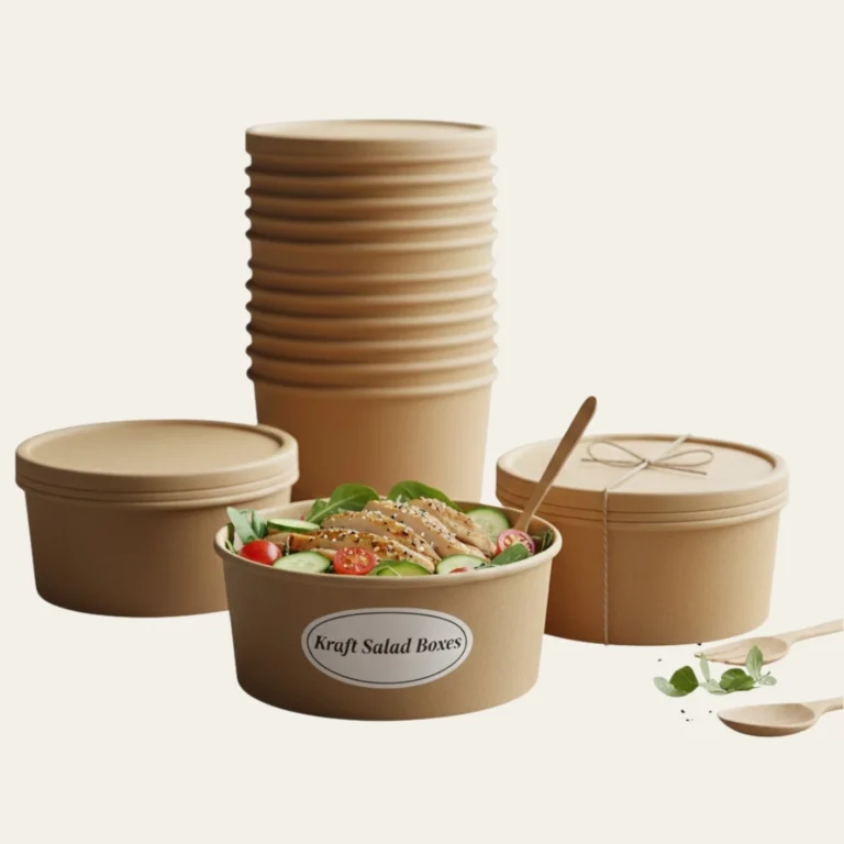 Custom Kraft Salad Boxes Wholesale - Hot Custom Boxes