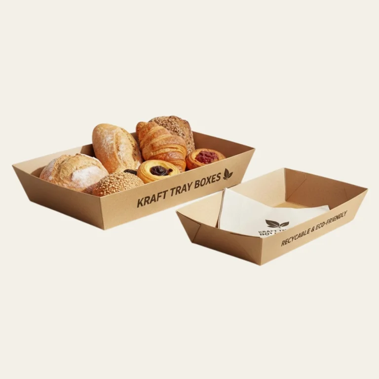Custom Kraft Tray Boxes - Kraft Tray Packaging Wholesale