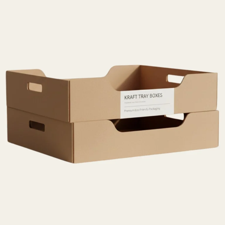 Custom Kraft Tray Boxes - Kraft Tray Packaging Wholesale