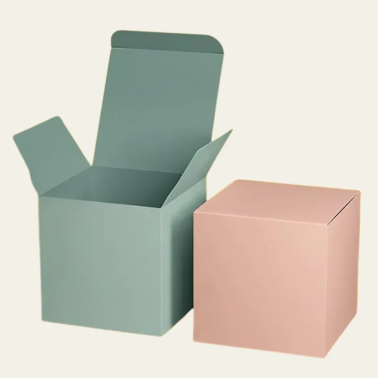 One Piece Color Tinted Kraft Tuck Top Gift Boxes - Hot Custom Boxes