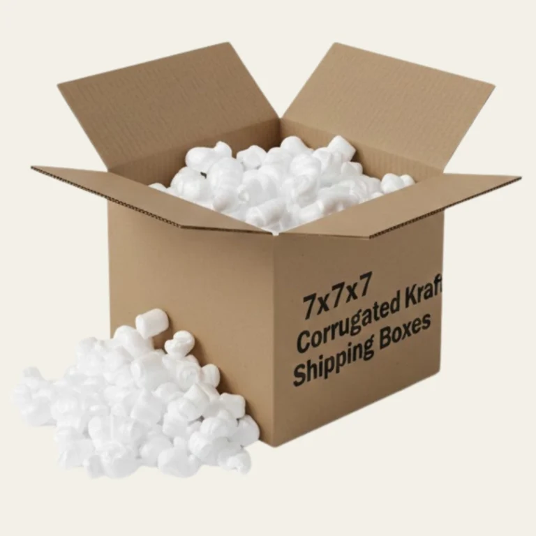 7x7x7 Corrugated Kraft Shipping Boxes - Hot Custom Boxes