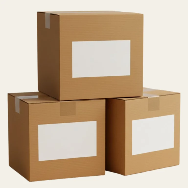 7x7x7 Corrugated Kraft Shipping Boxes - Hot Custom Boxes