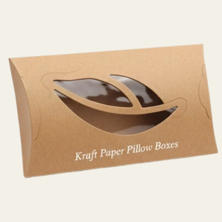 Kraft Paper Pillow Boxes - Premium Kraft Paper Pillow Packaging