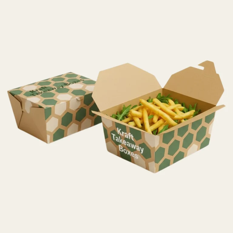 Kraft Takeaway Boxes | Custom Food Packaging - Hot Custom Boxes