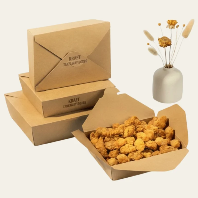 Kraft Takeaway Boxes | Custom Food Packaging - Hot Custom Boxes