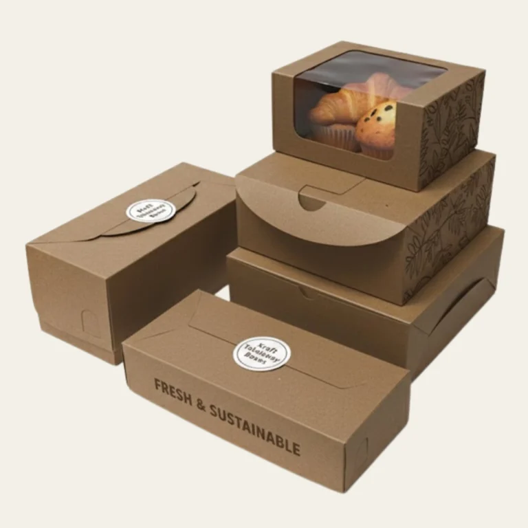 Kraft Takeaway Boxes | Custom Food Packaging - Hot Custom Boxes