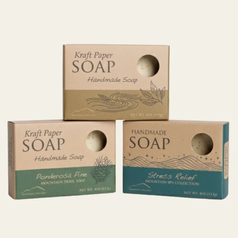 Custom Kraft Paper Soap Packaging Boxes | Hot Custom Boxes