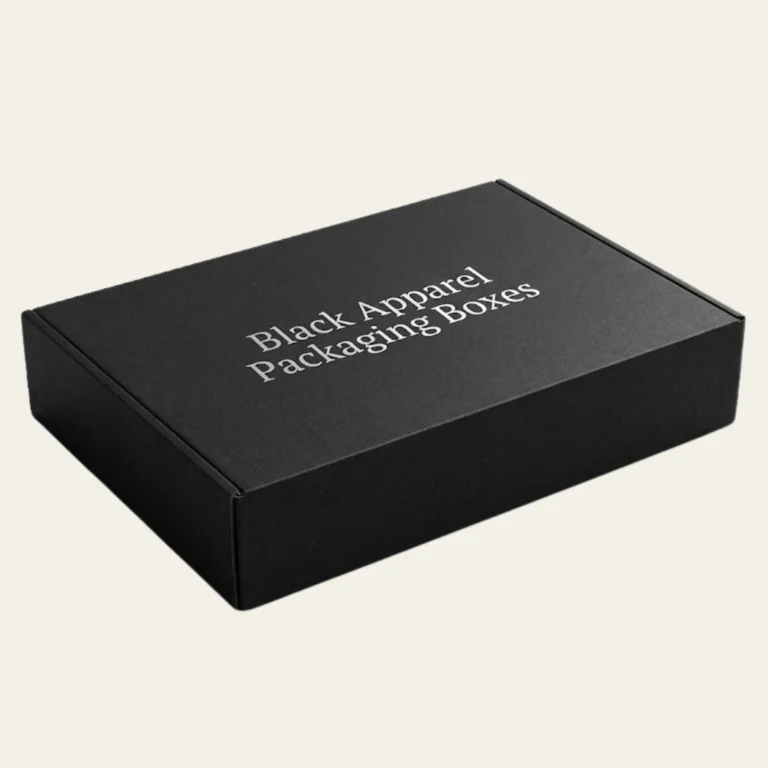 Black Apparel Packaging Boxes | Custom Luxury Clothing Boxes